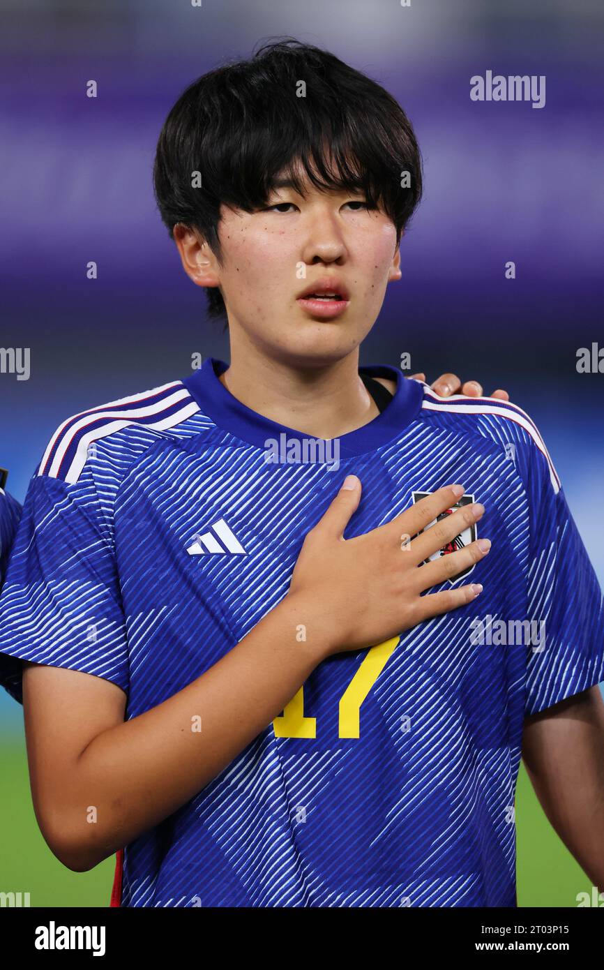 Hangzhou, China. 3rd Oct, 2023. Toko Koga (JPN) Football/Soccer : Women ...