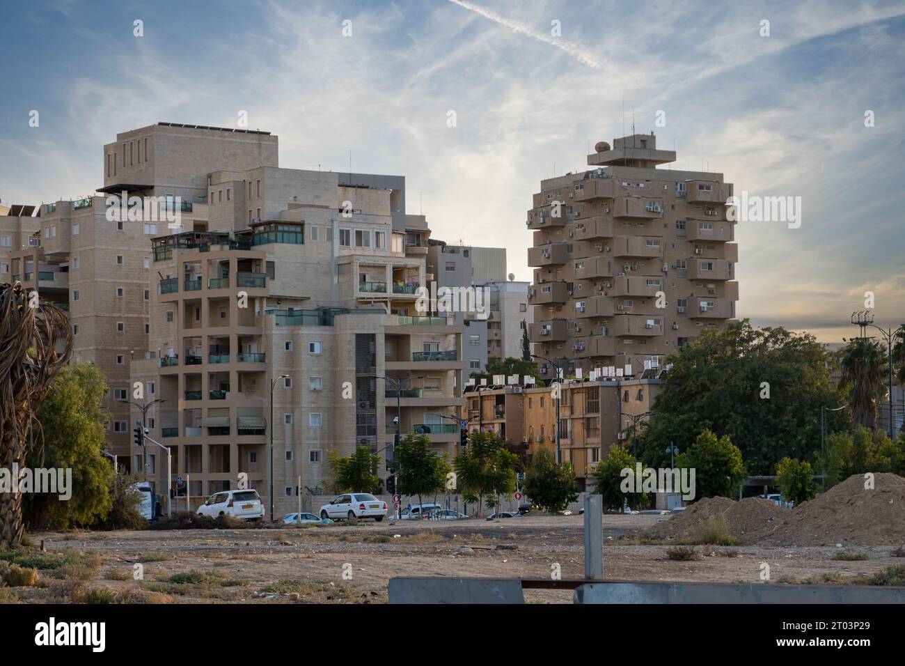 Typical Modern Architecture in israel. New Apartment in a tall building ...