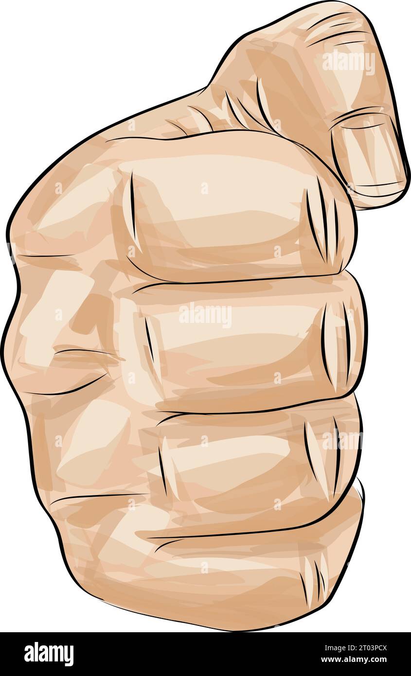 Strong punch Stock Vector Images - Alamy