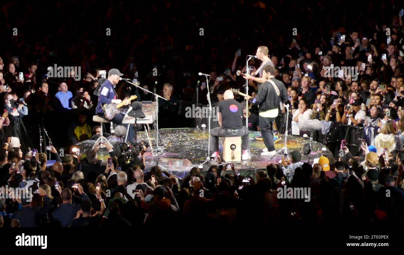 Pasadena, California, USA 30th September 2023 Coldplay Music of the ...