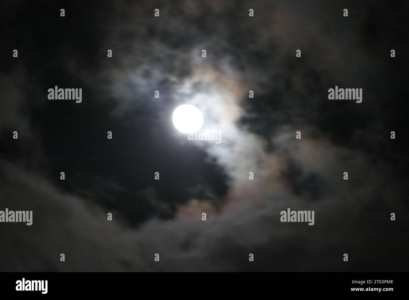 Pasadena, California, USA 30th September 2023 Moon at Coldplay Music of ...