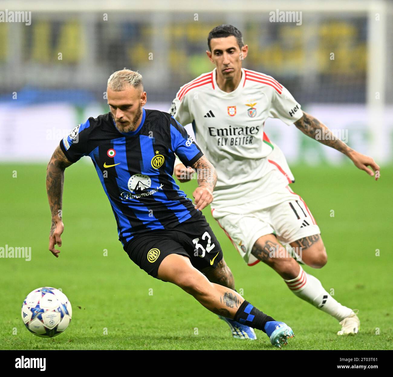 Federico dimarco inter champions league hi-res stock photography and images - Alamy