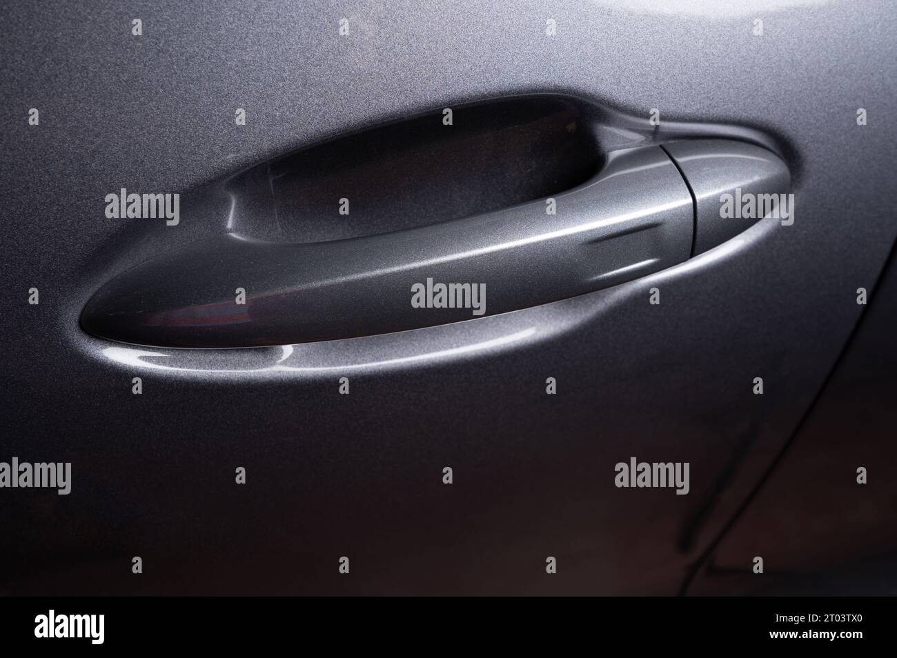 Metallic grey paint car hi-res stock photography and images - Alamy