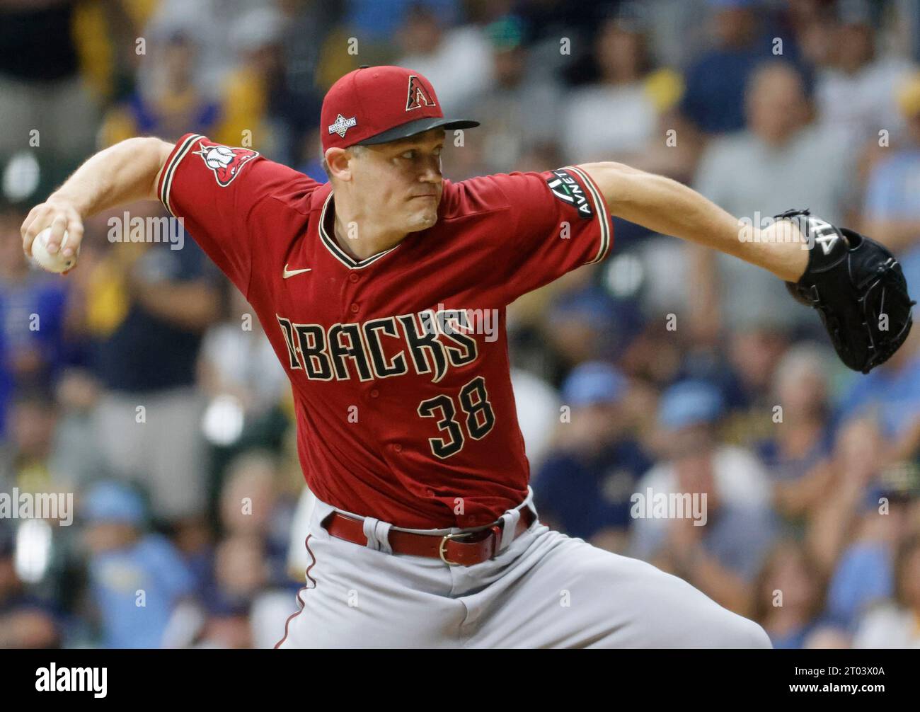 Milwaukee, United States. 03rd Oct, 2023. Arizona Diamondbacks relief ...
