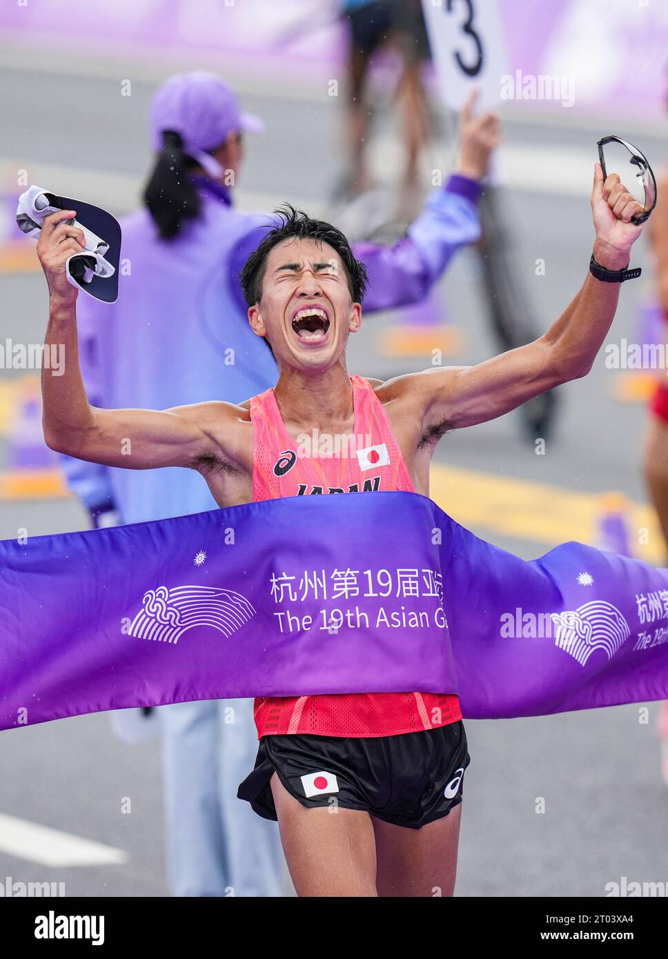 Hangzhou, China's Zhejiang Province. 4th Oct, 2023. Ishida Subaru of ...