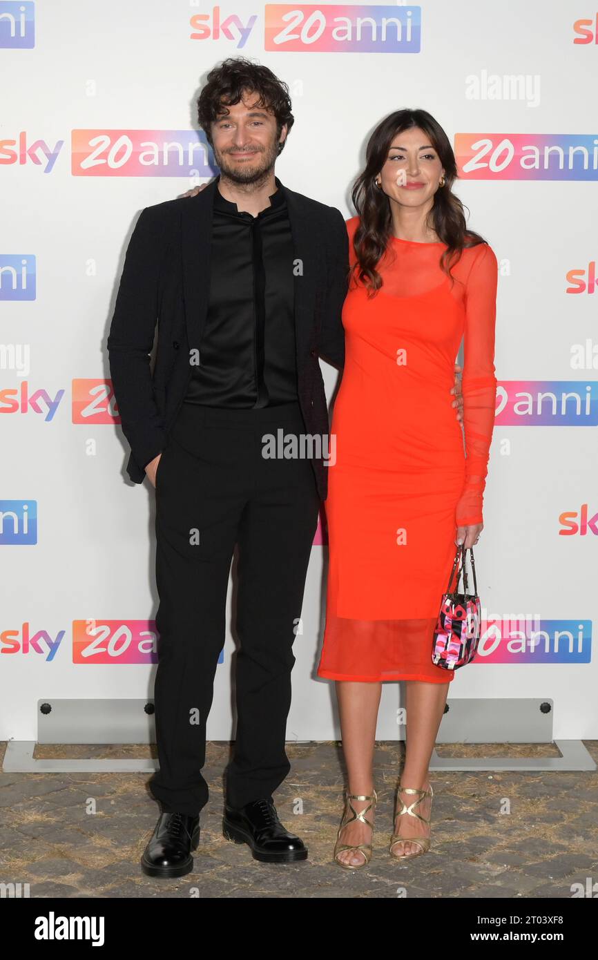 Rome, Italy. 03rd Oct, 2023. Lino Guanciale (l) and Antonella Liuzzi (r ...
