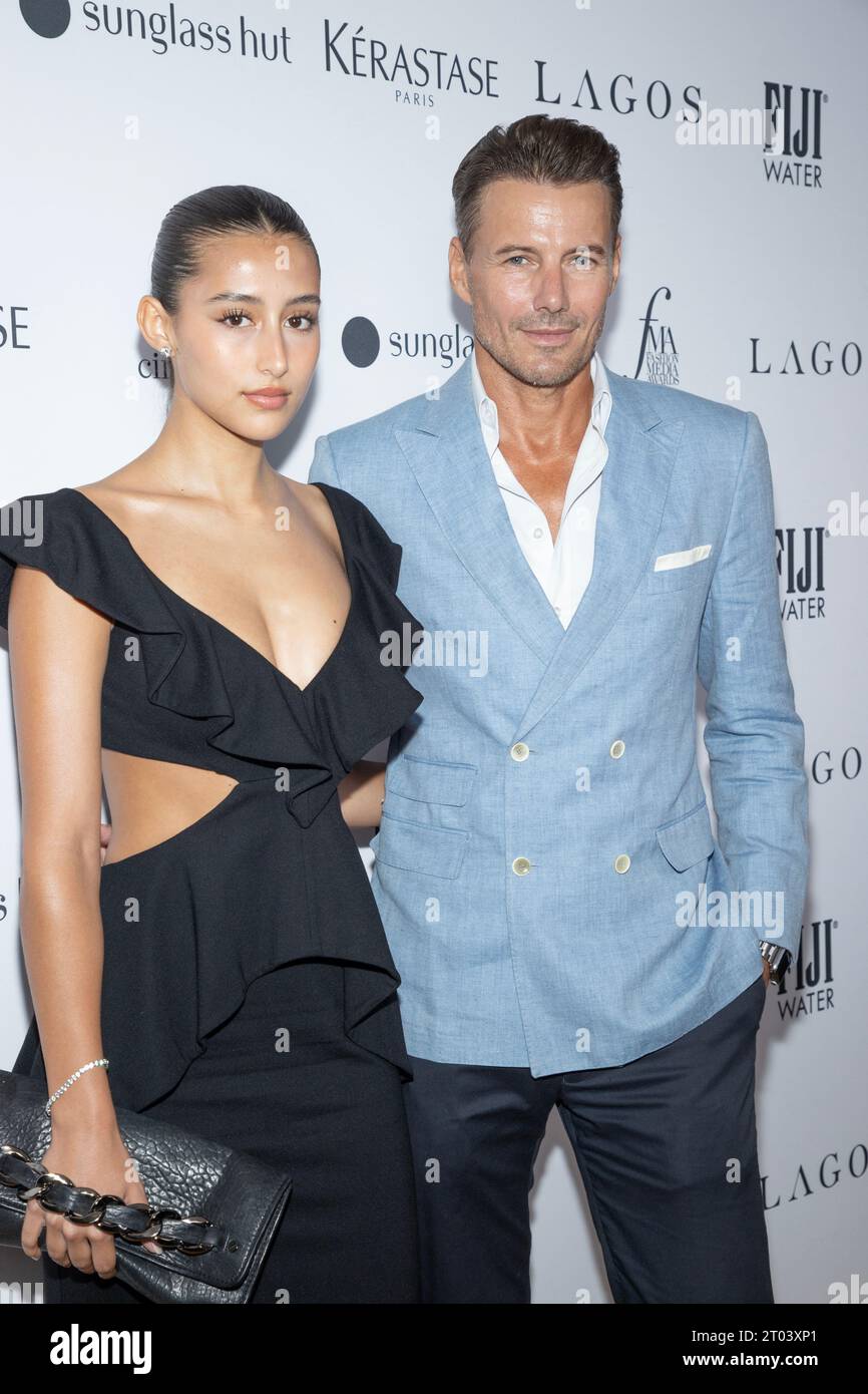Alex Lundqvist (R) attends The Daily Front Row's 10th Annual Fashion ...