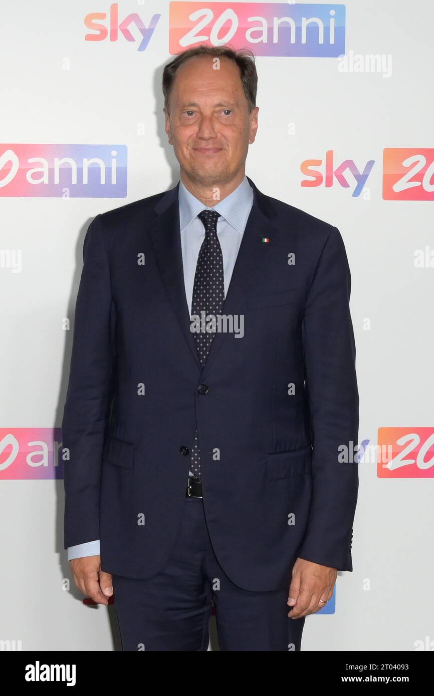 Rome, Italy. 03rd Oct, 2023. Luca Ciriani attends the photocall of the ...