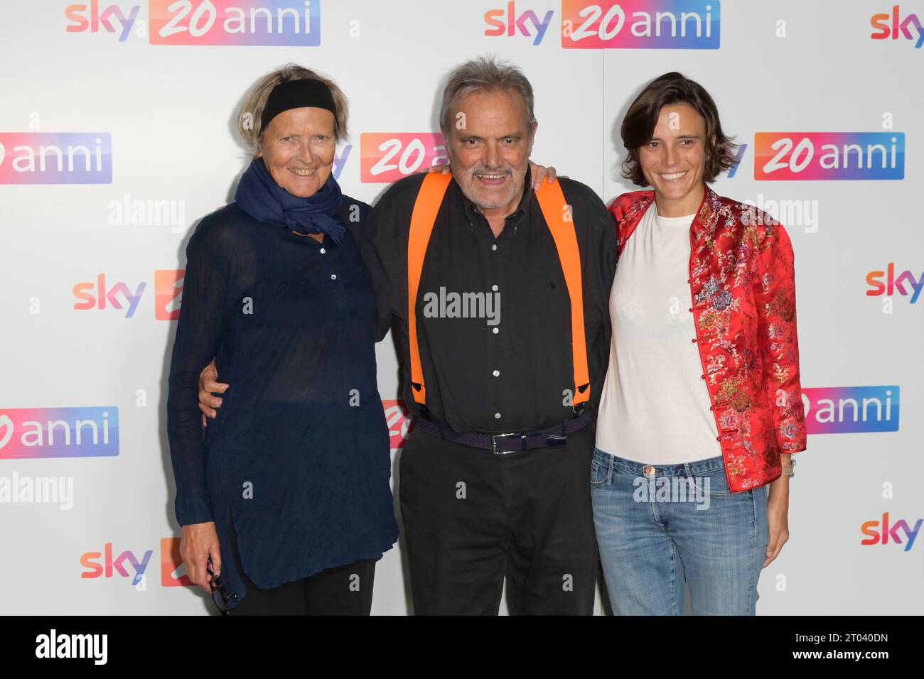 Rome, Italy. 03rd Oct, 2023. Kirsti Toscani (l), Oliviero Toscani (c ...