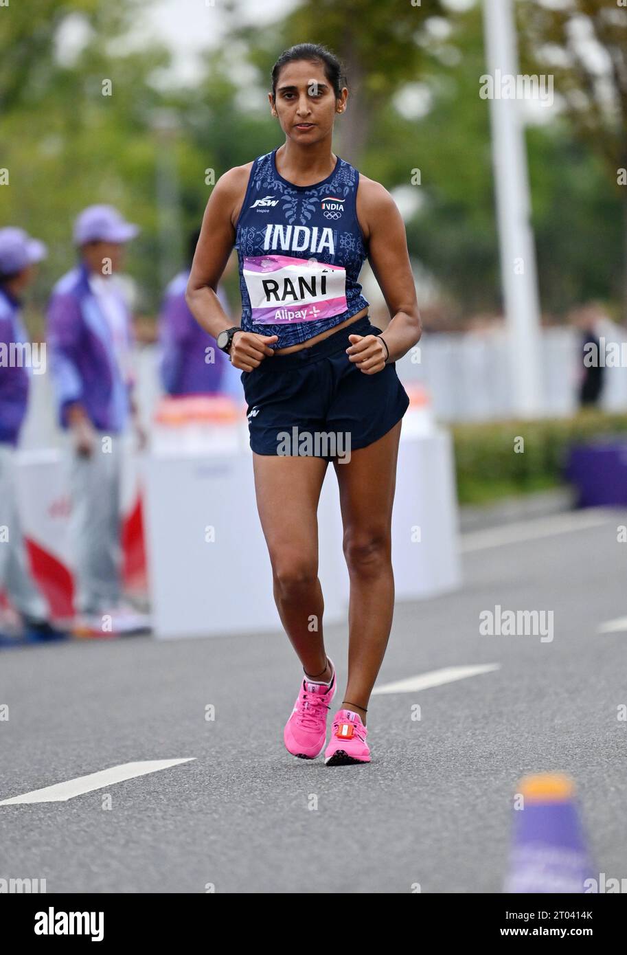 Hangzhou, China's Zhejiang Province. 4th Oct, 2023. Manju Rani of India ...