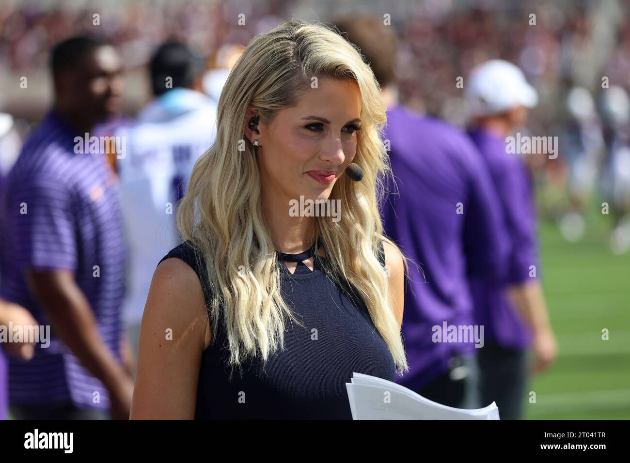 STARKVILLE, MS - SEPTEMBER 16: SEC Network host Laura Rutledge ...