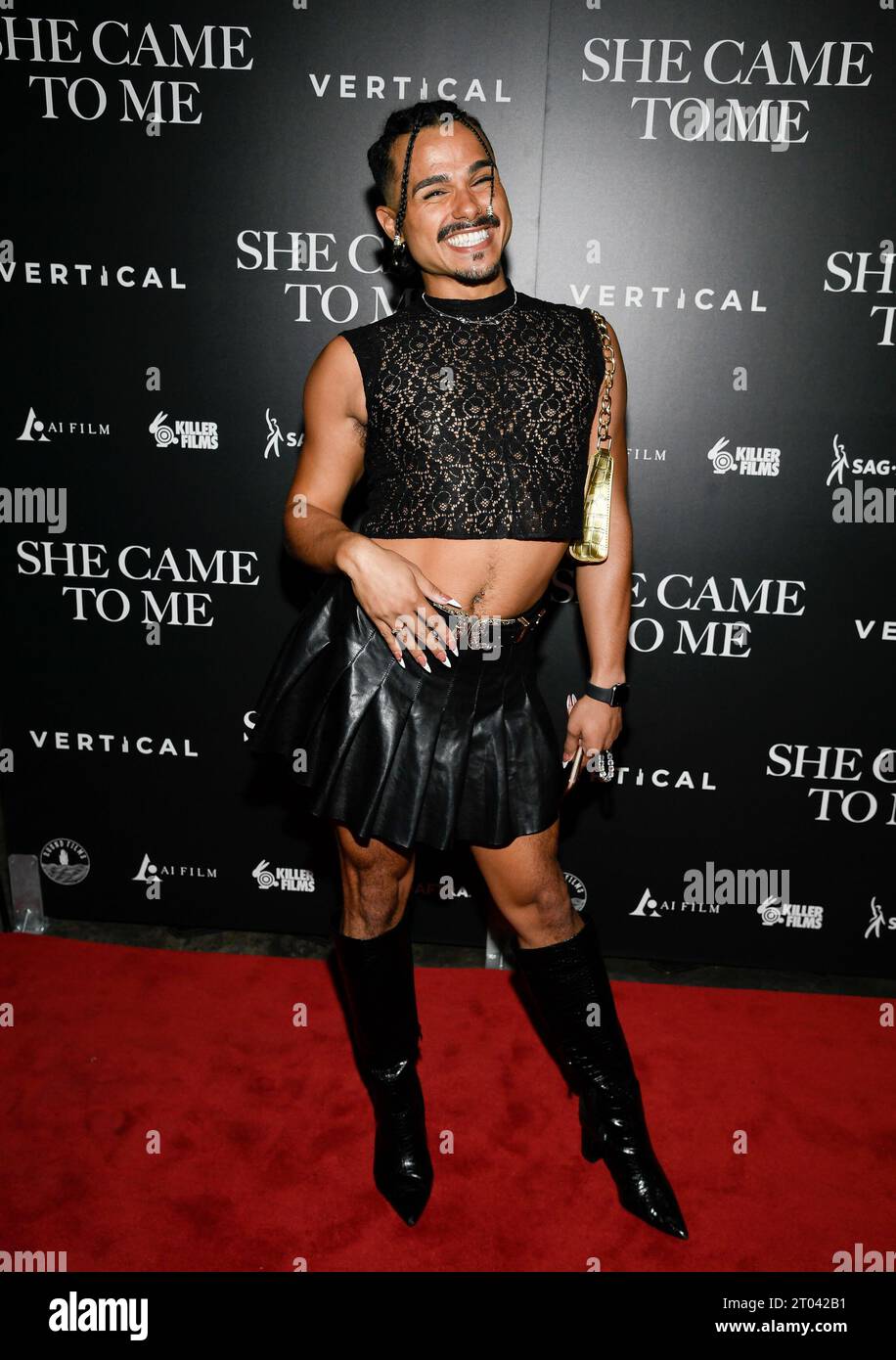 Tomas Matos attends a special screening of "She Came to Me" at ...