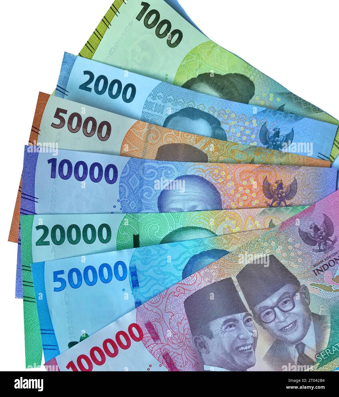 Banknotes from the Republic of Indonesia, the latest edition in 2022 ...