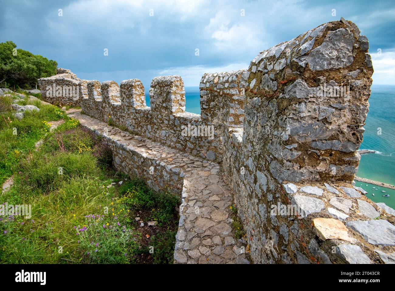 Ruins of Cefalu Castle - Sicily - Italy Stock Photo - Alamy