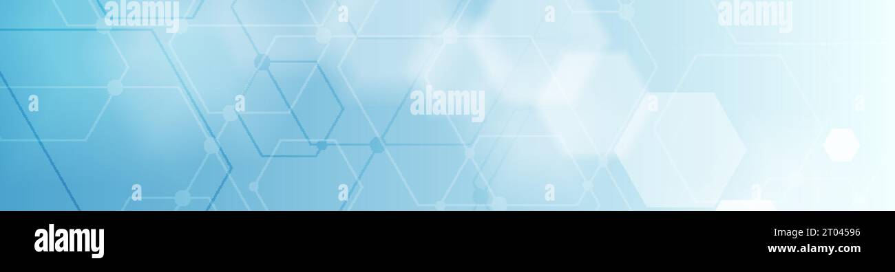 Abstract sci-fi technology background with hexagons. Geometric vector banner Stock Vector Image ...