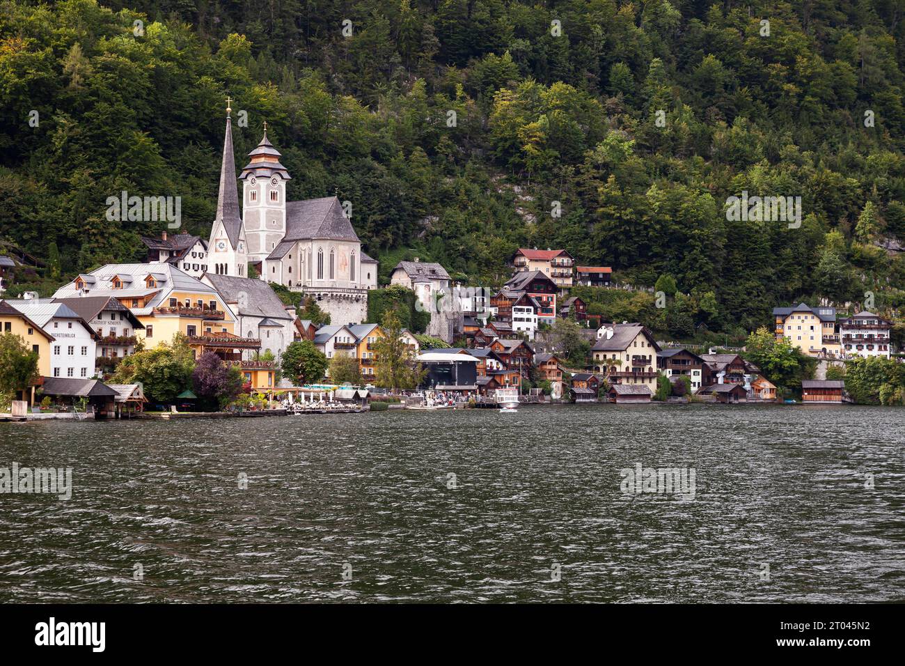 Hallstatt, Lake Hallstatt, Salzkammergut, Austria Stock Photo - Alamy