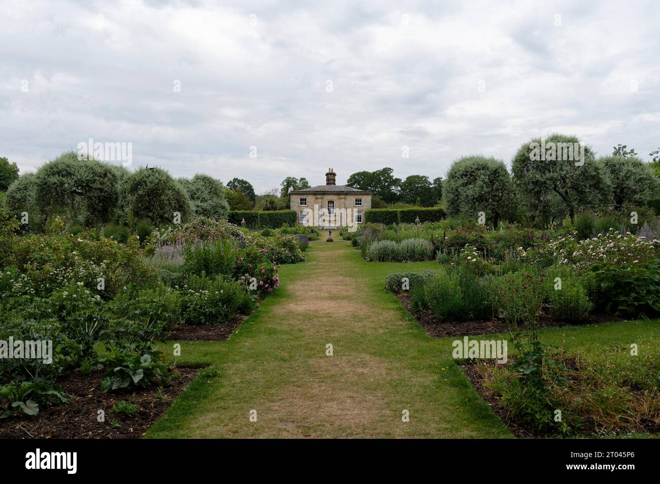 Walled Garden, Castle Howard, England, Great Britain Stock Photo - Alamy