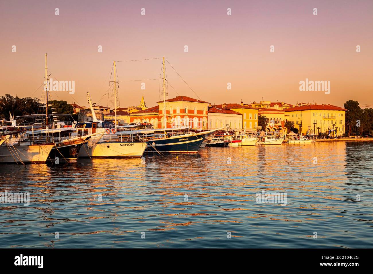 Harbour, Sunset, Porec, Istria, Croatia Stock Photo - Alamy