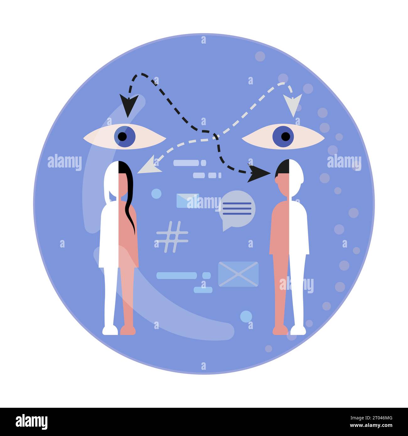 Strengthening beliefs within a closed system Stock Vector Image & Art ...