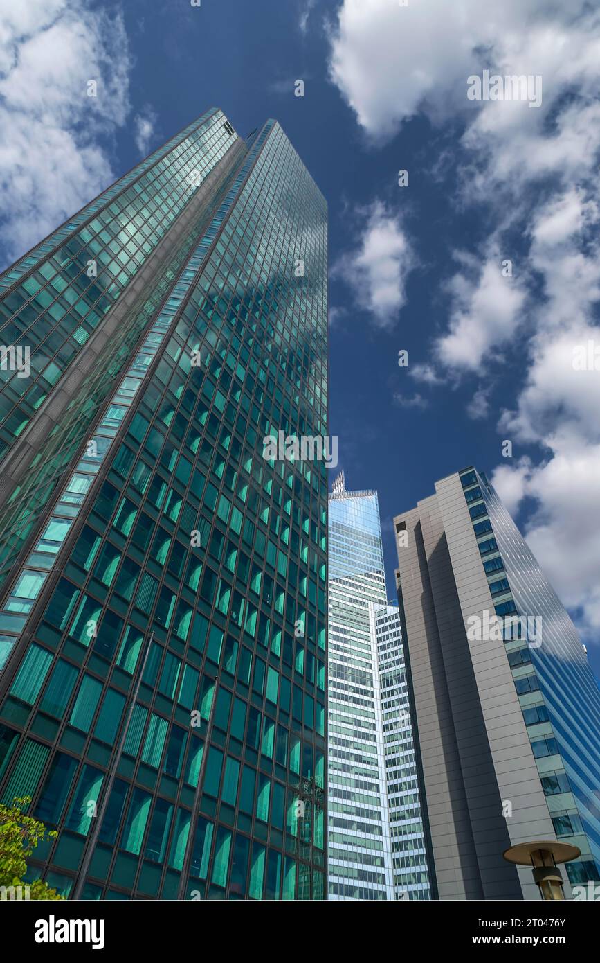 Office towers in La Defence, largest office building district in Europe ...