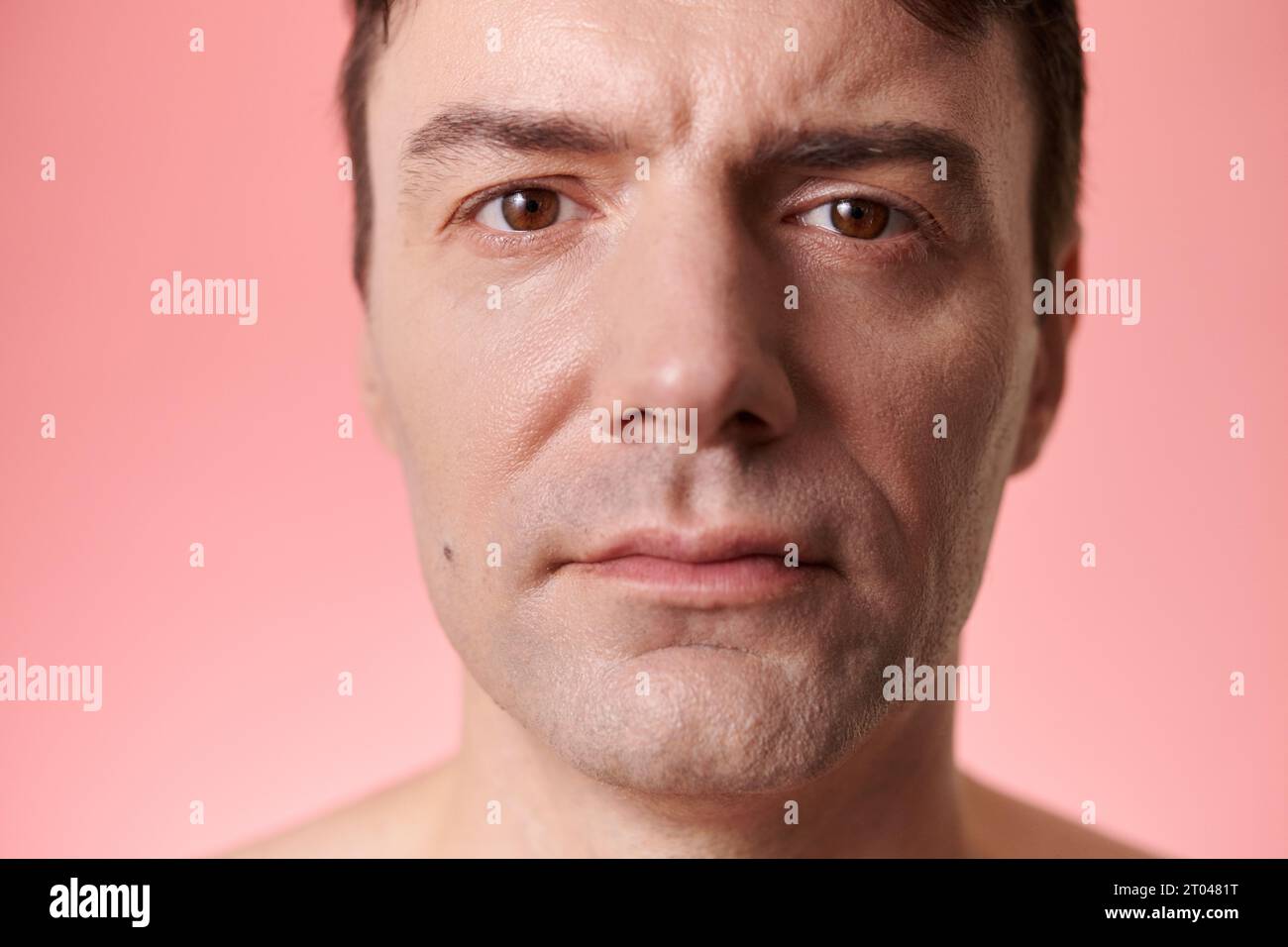 Serious face expression mature hi-res stock photography and images - Alamy