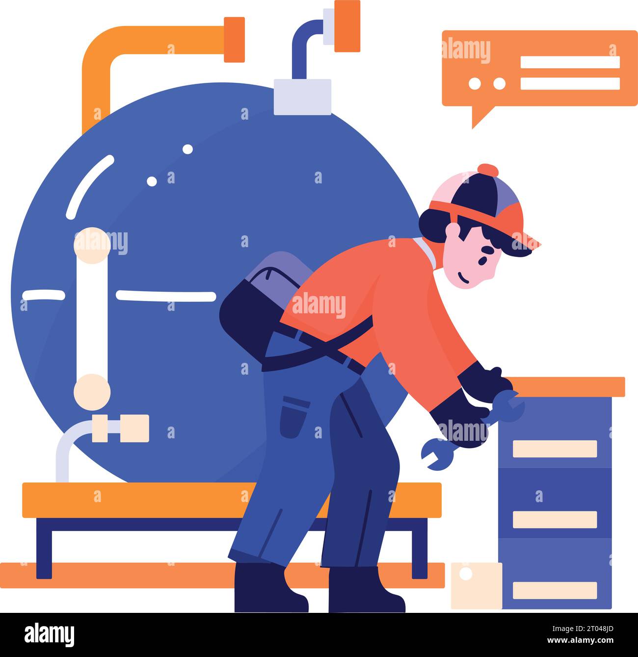 Industrial training Stock Vector Images - Alamy