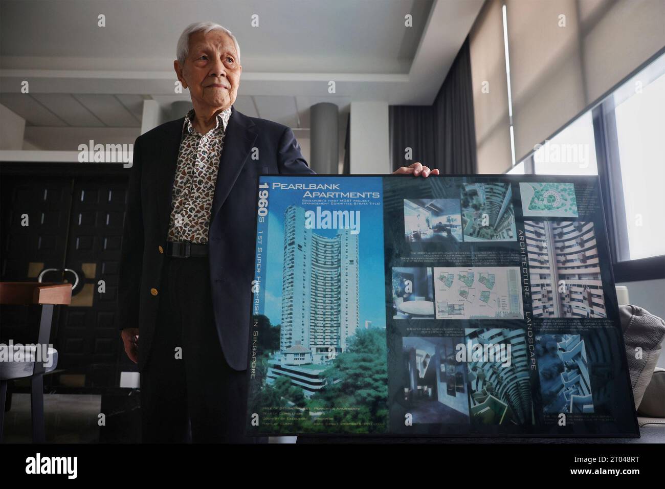 Pioneer architect Tan Cheng Siong, who designed Pearl Bank Apartments ...