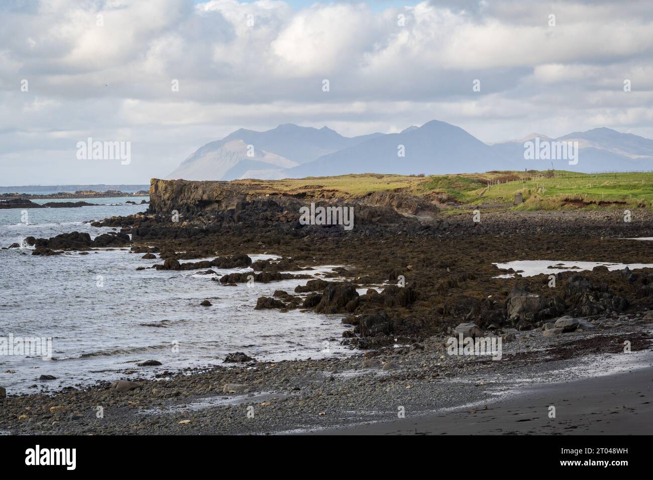 The Old Akranes Lighthouse in Iceland on a Summer Day Stock Photo - Alamy