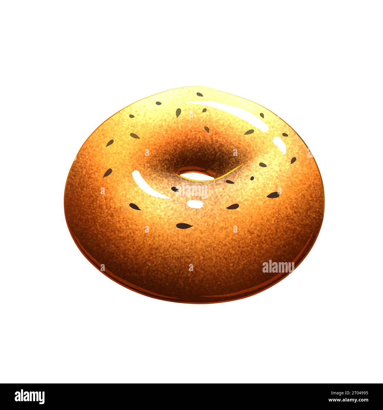 Bagel cartoon hi-res stock photography and images - Alamy
