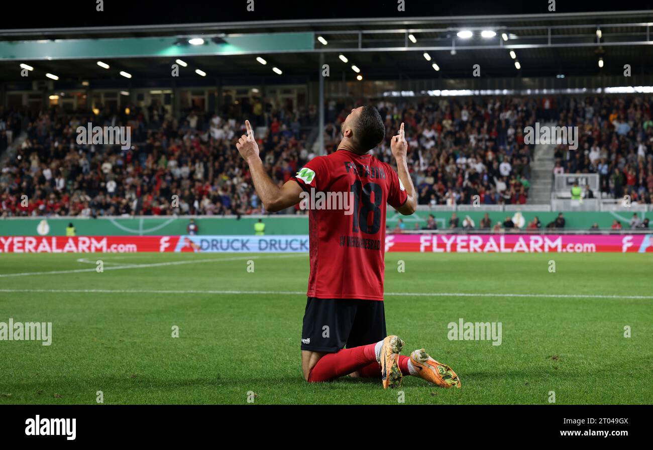 firo: 09/27/2023, football, soccer, DFB Cup, season 2023/2024, 1st main ...