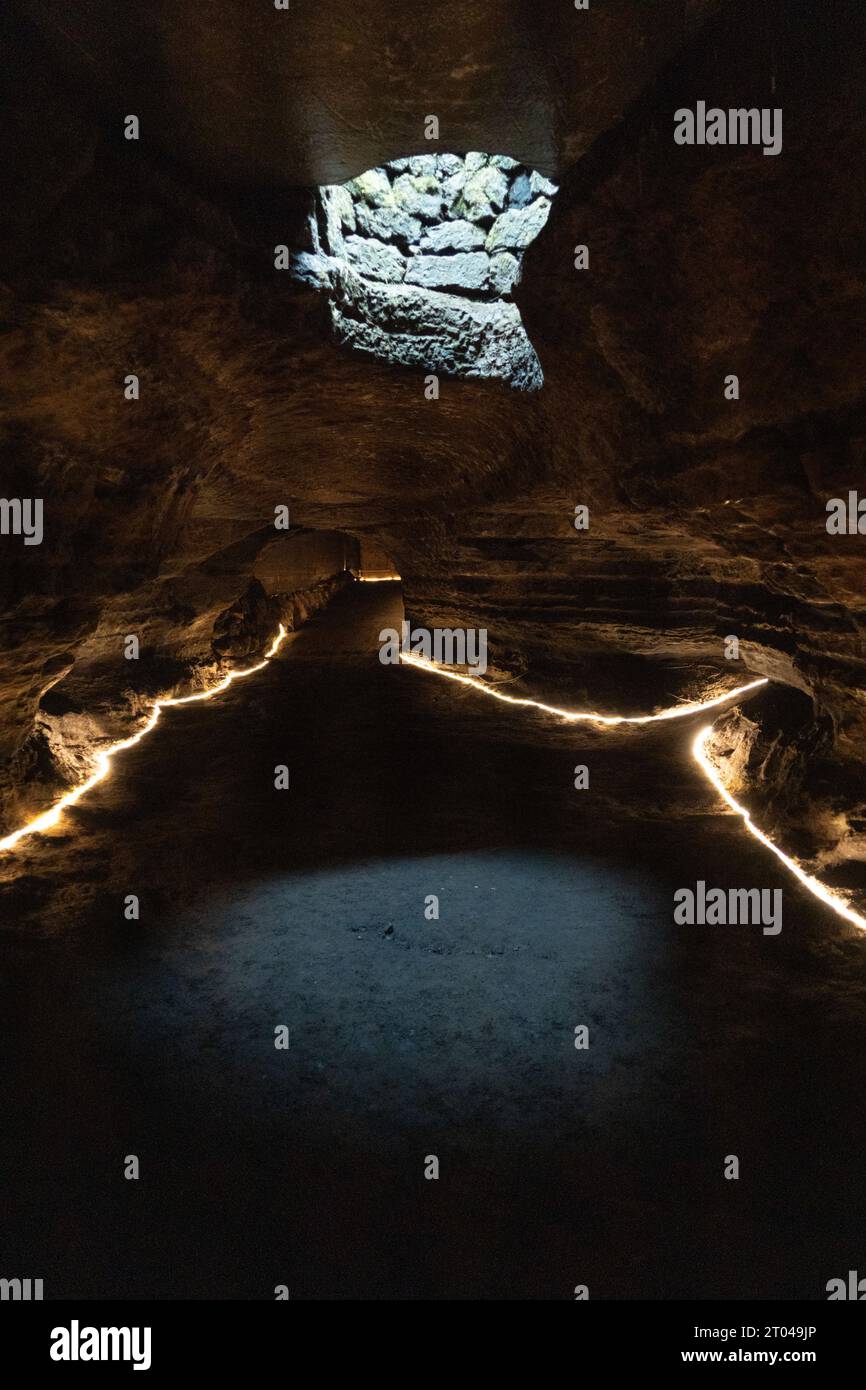 Historic Caves of Hella in Iceland Stock Photo - Alamy
