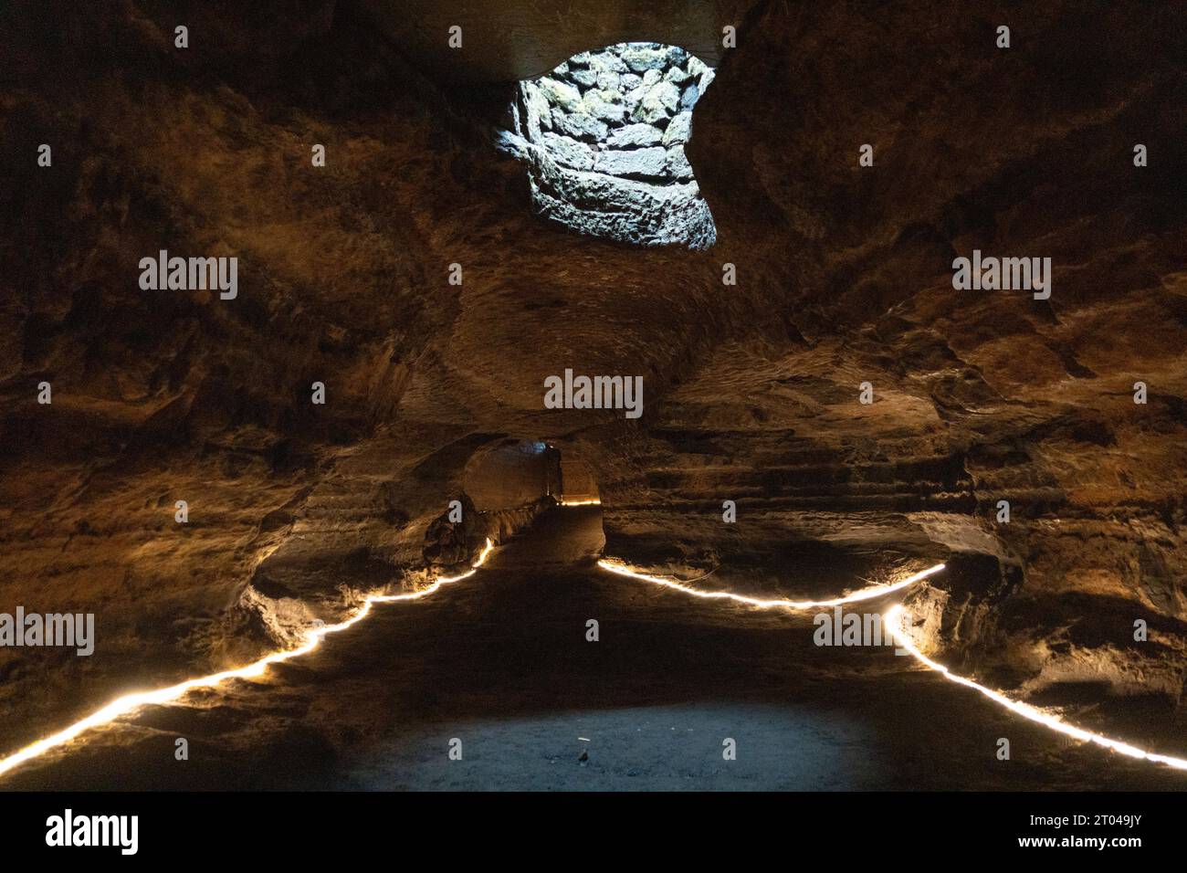 Historic Caves of Hella in Iceland Stock Photo - Alamy