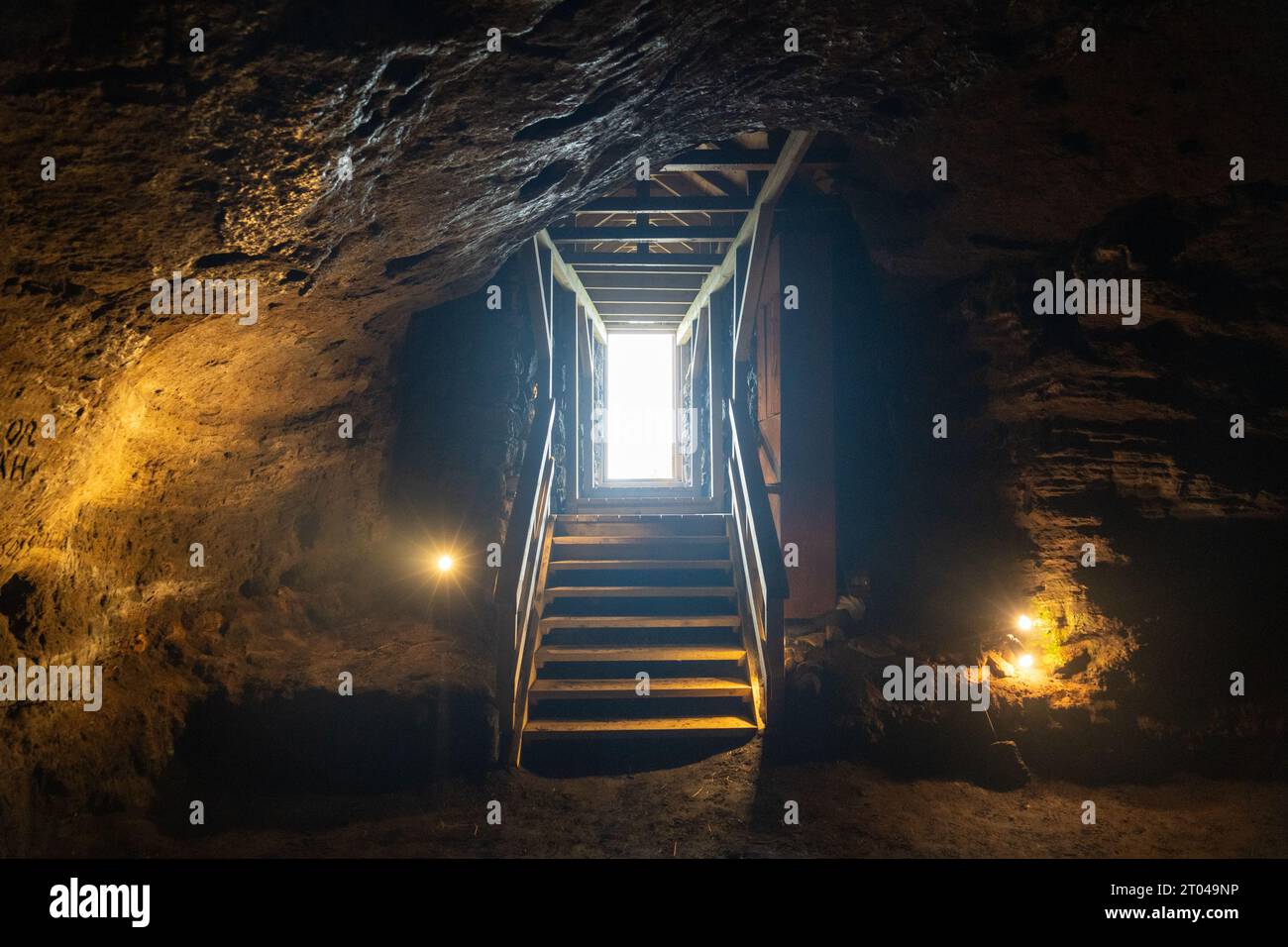 Historic Caves of Hella in Iceland Stock Photo - Alamy