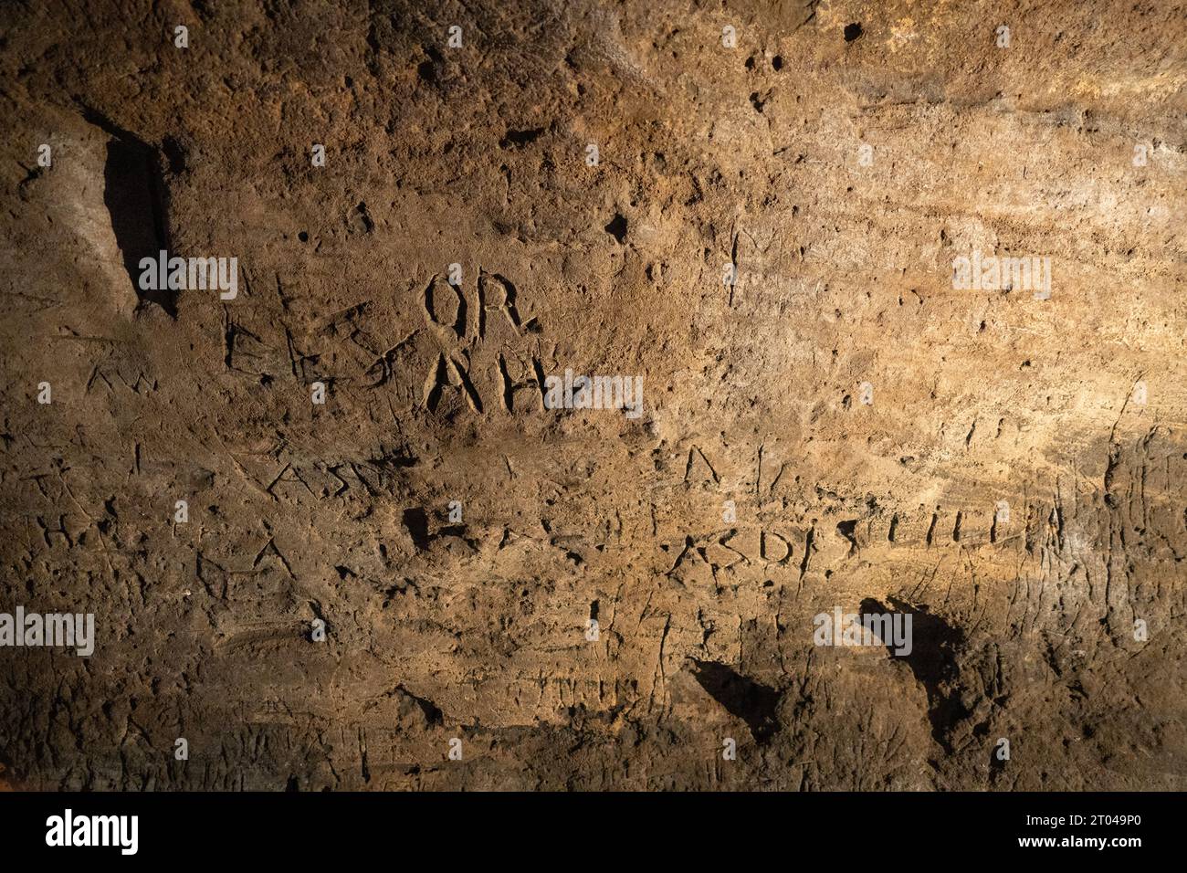 Historic Caves of Hella in Iceland Stock Photo - Alamy