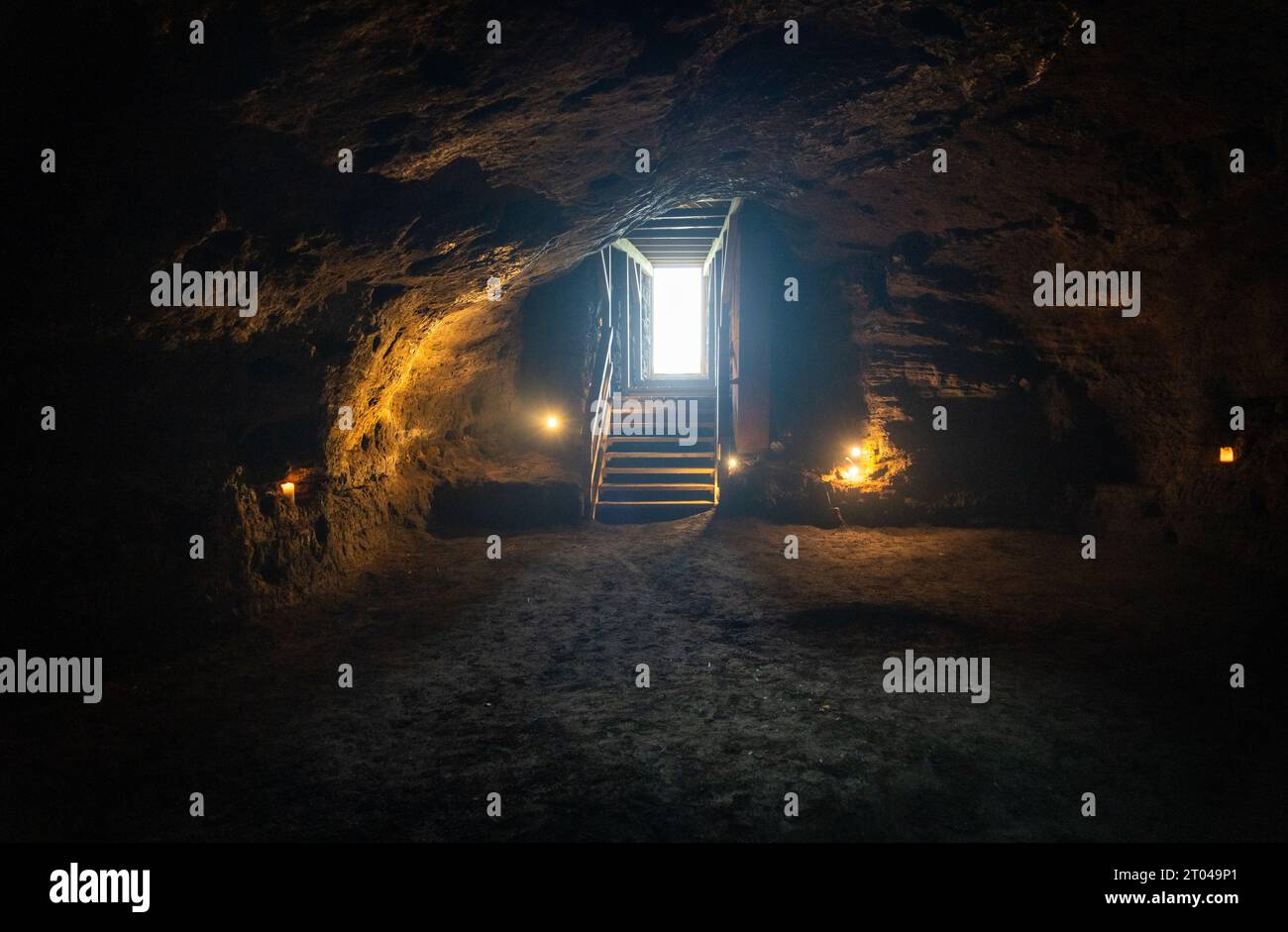 Historic Caves of Hella in Iceland Stock Photo - Alamy