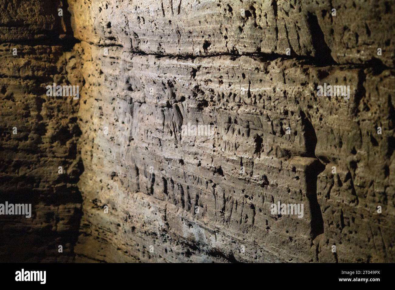 Historic Caves of Hella in Iceland Stock Photo - Alamy