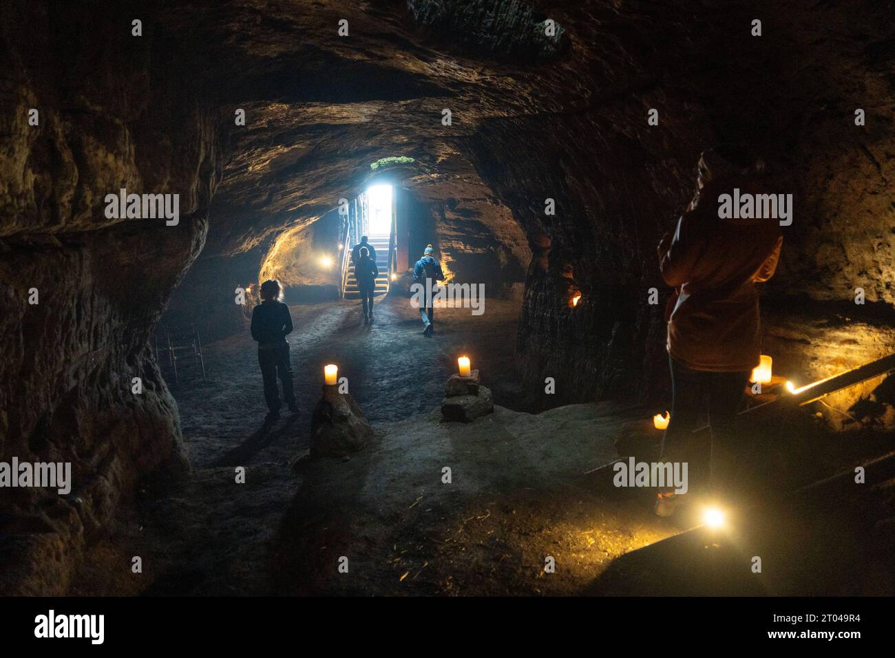 Historic Caves of Hella in Iceland Stock Photo - Alamy