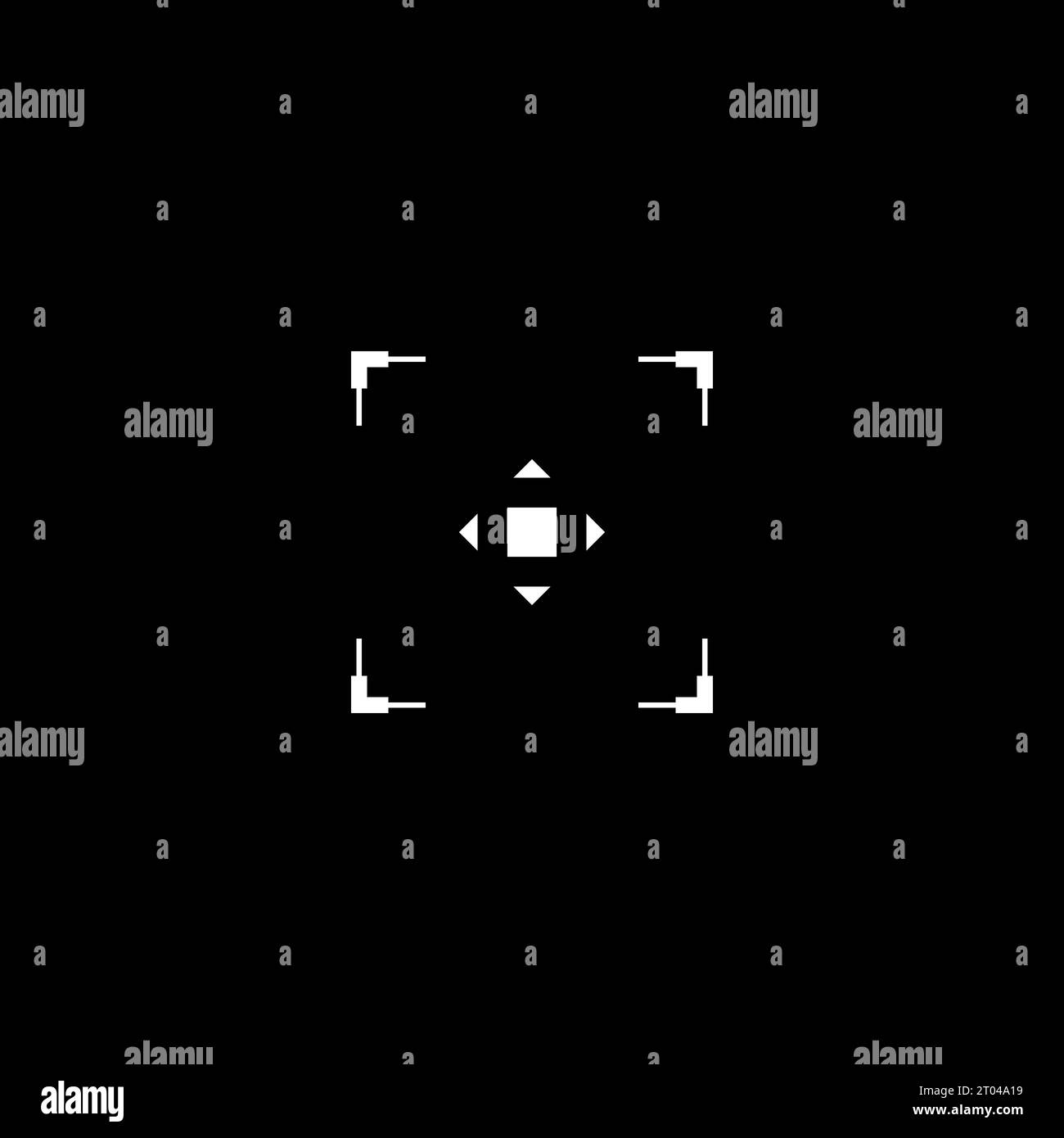 Cyberpunk HUD reticle, cyberpunk aesthetics, futuristic military ...