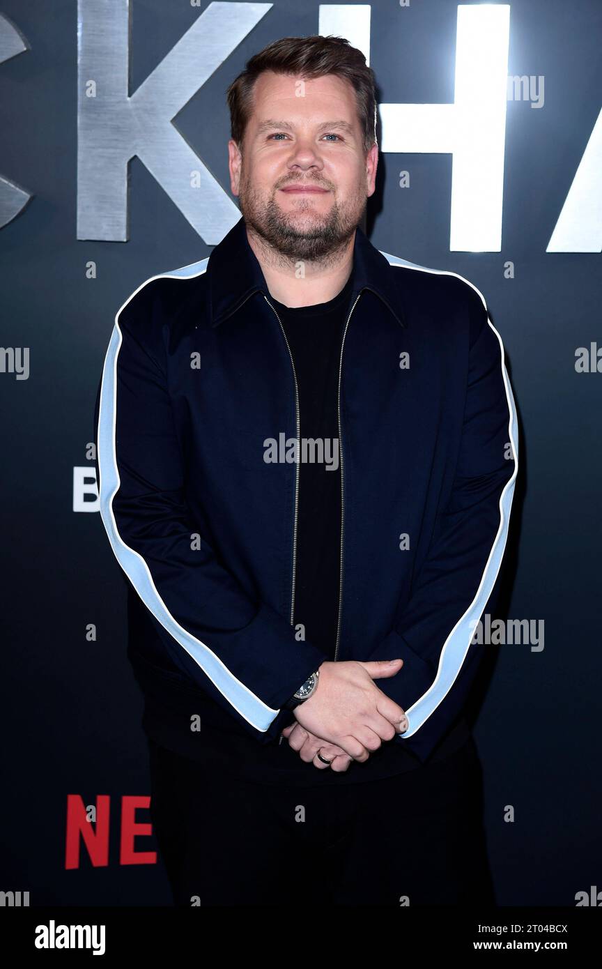 James Corden bei der Premiere der Netflix Doku-Serie Beckham im Curzon ...