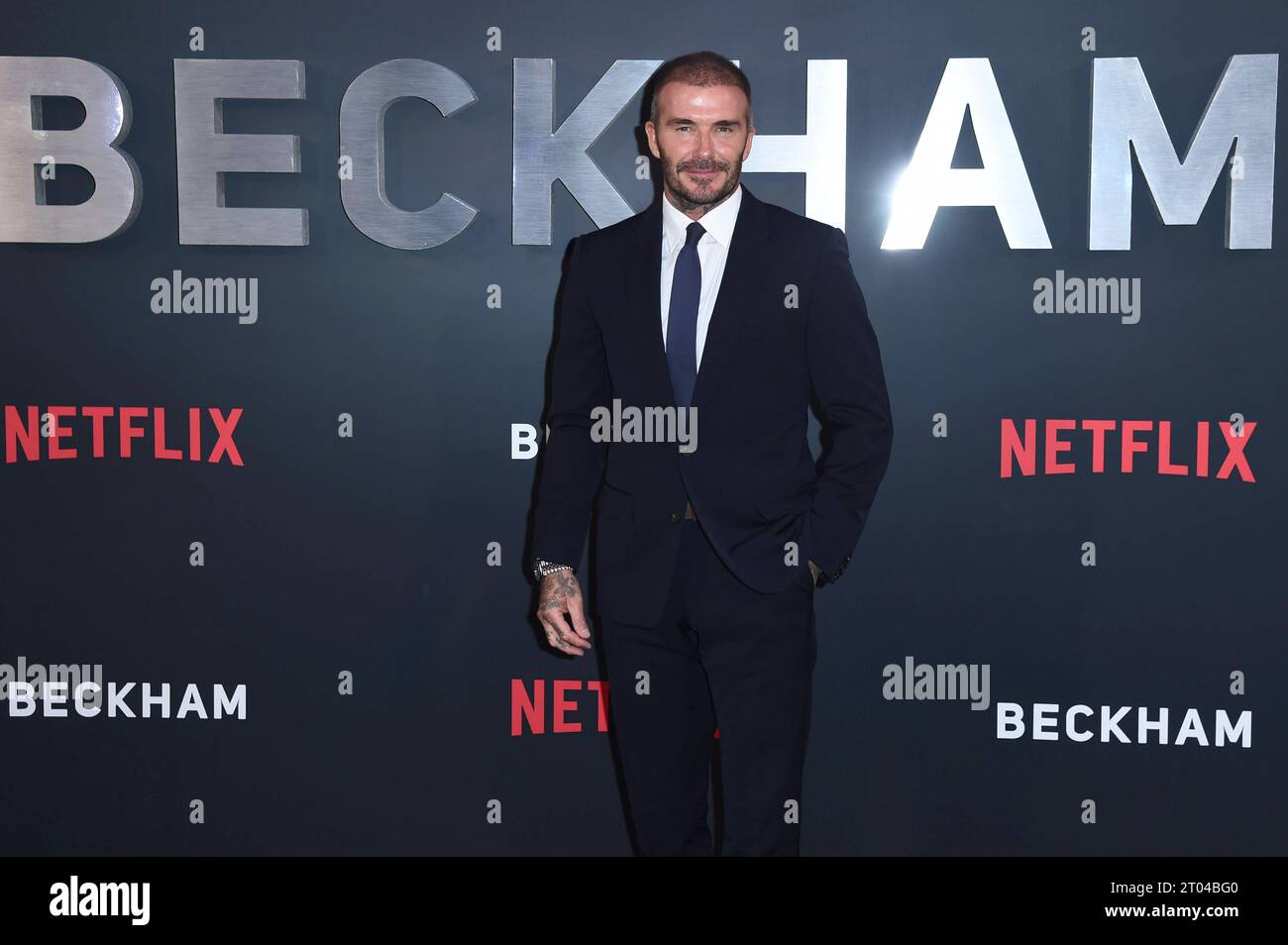 David Beckham bei der Premiere der Netflix Doku-Serie Beckham im Curzon ...