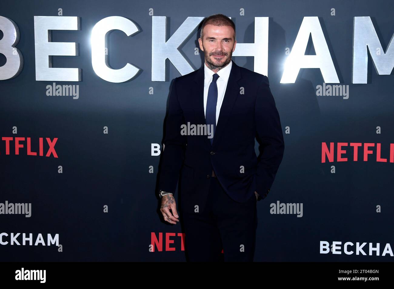 David Beckham bei der Premiere der Netflix Doku-Serie Beckham im Curzon ...