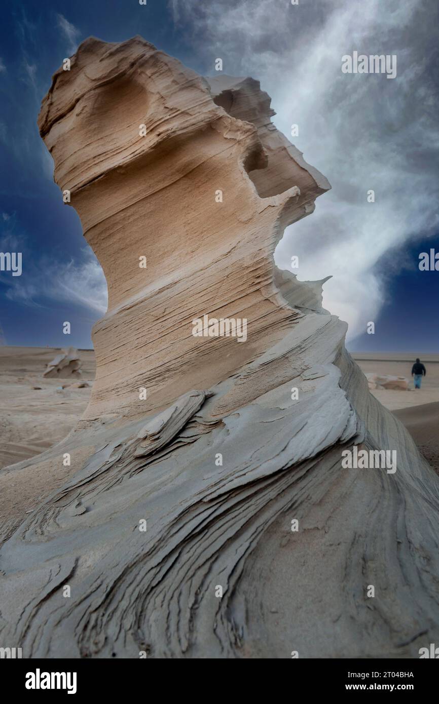 Fossil Rocks in the Desert of the United Arab Emirates Stock Photo - Alamy