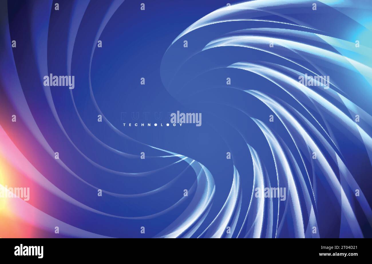 flat modern creative abstract wavy stylish with light effect vector ...