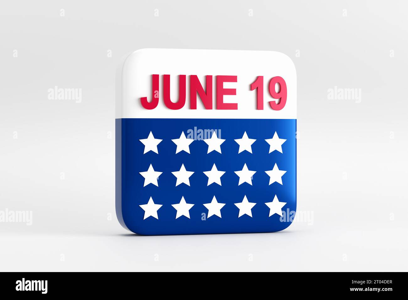 19th of July or Juneteenth national independence day of USA. June 19 ...