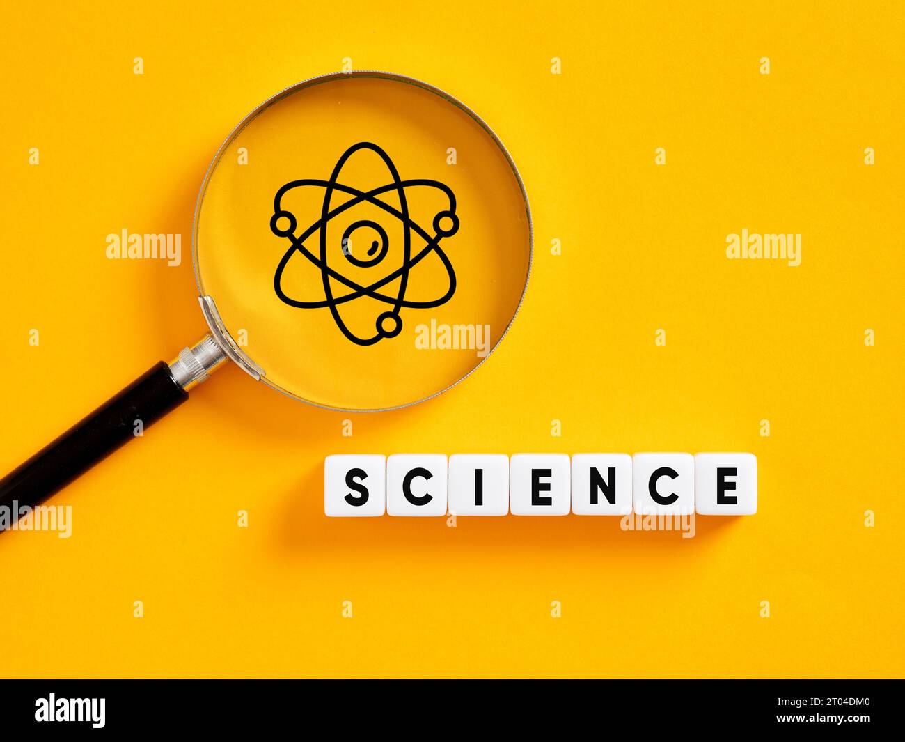 Science and scientific research concept. The word science on white ...