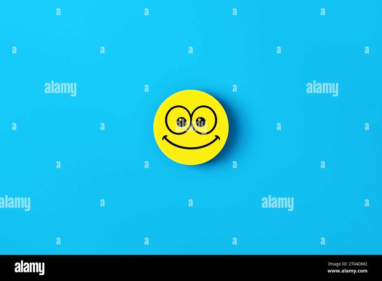 Positivity, happiness or customer satisfaction concepts. Smiling face ...