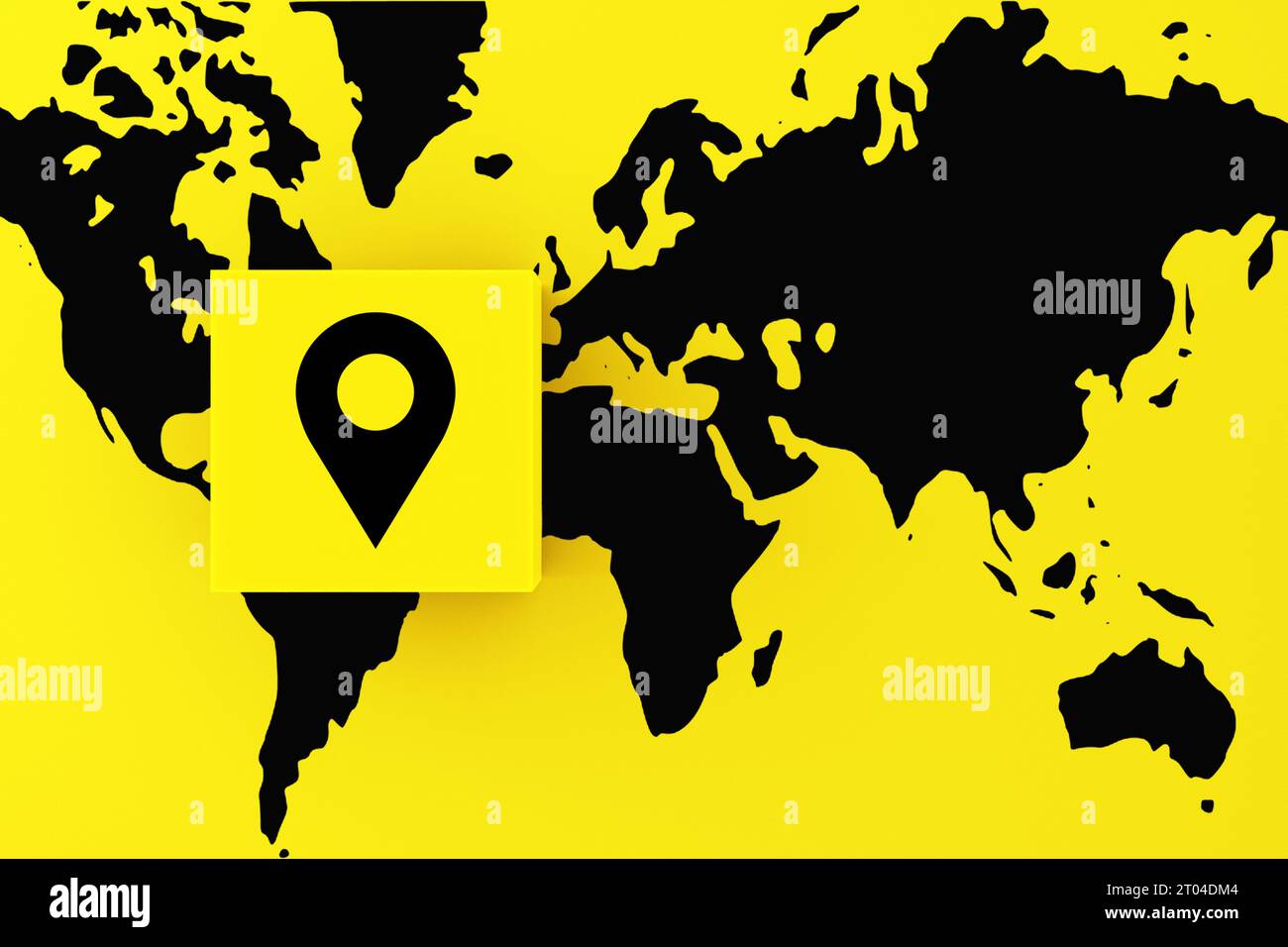 Navigation, travel or route destination concept. Location map pin ...