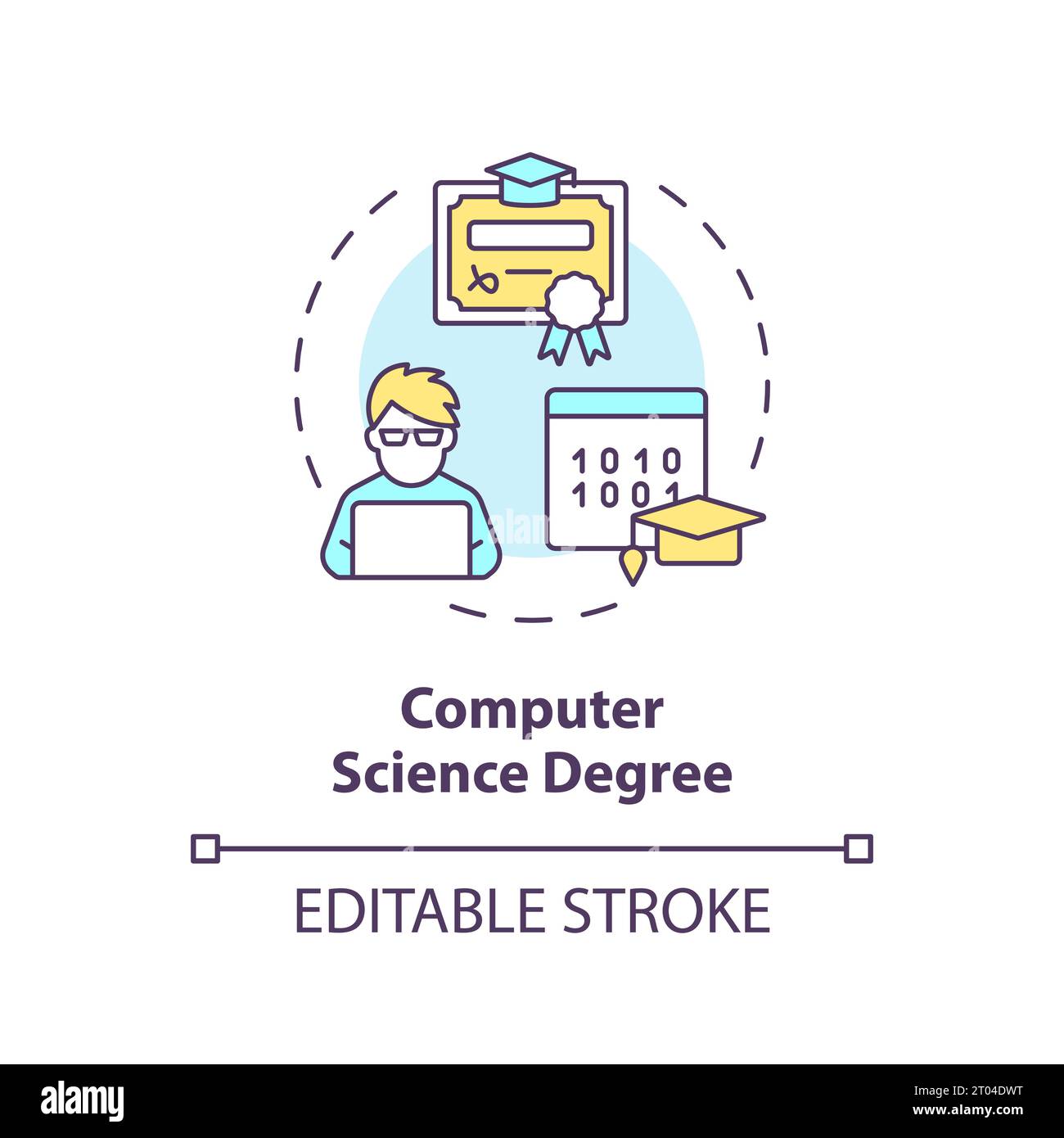 Science technology 2d linear Cut Out Stock Images & Pictures - Alamy