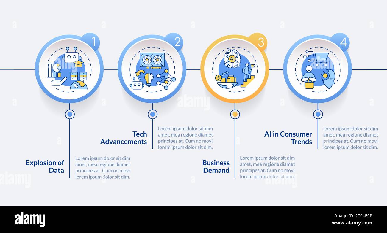 Multicolor AI engineer layout with linear icons Stock Vector Image & Art - Alamy