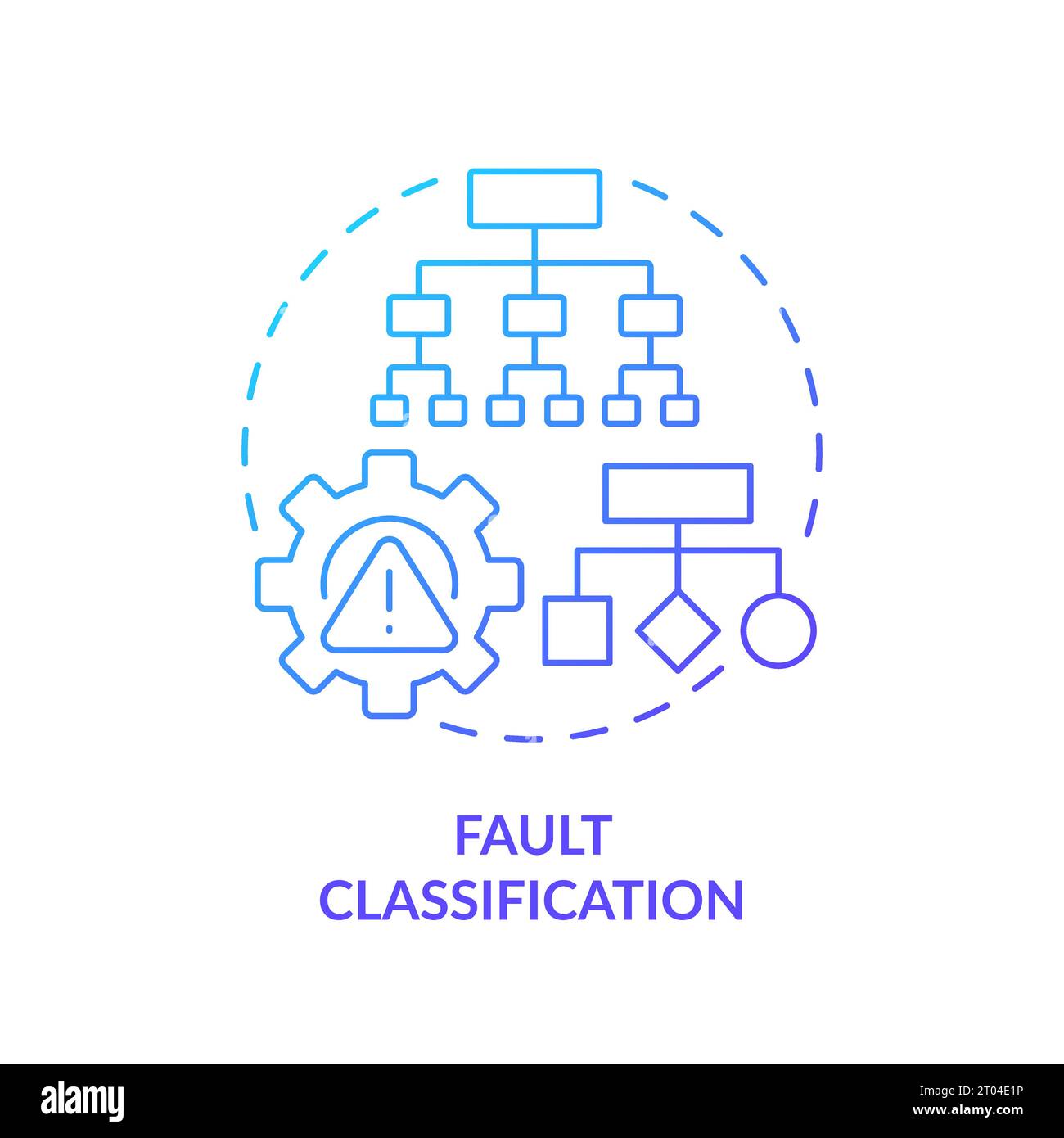 2D gradient thin linear icon fault classification concept Stock Vector ... 2D gradient thin linear icon fault classification concept Stock Vector ...
